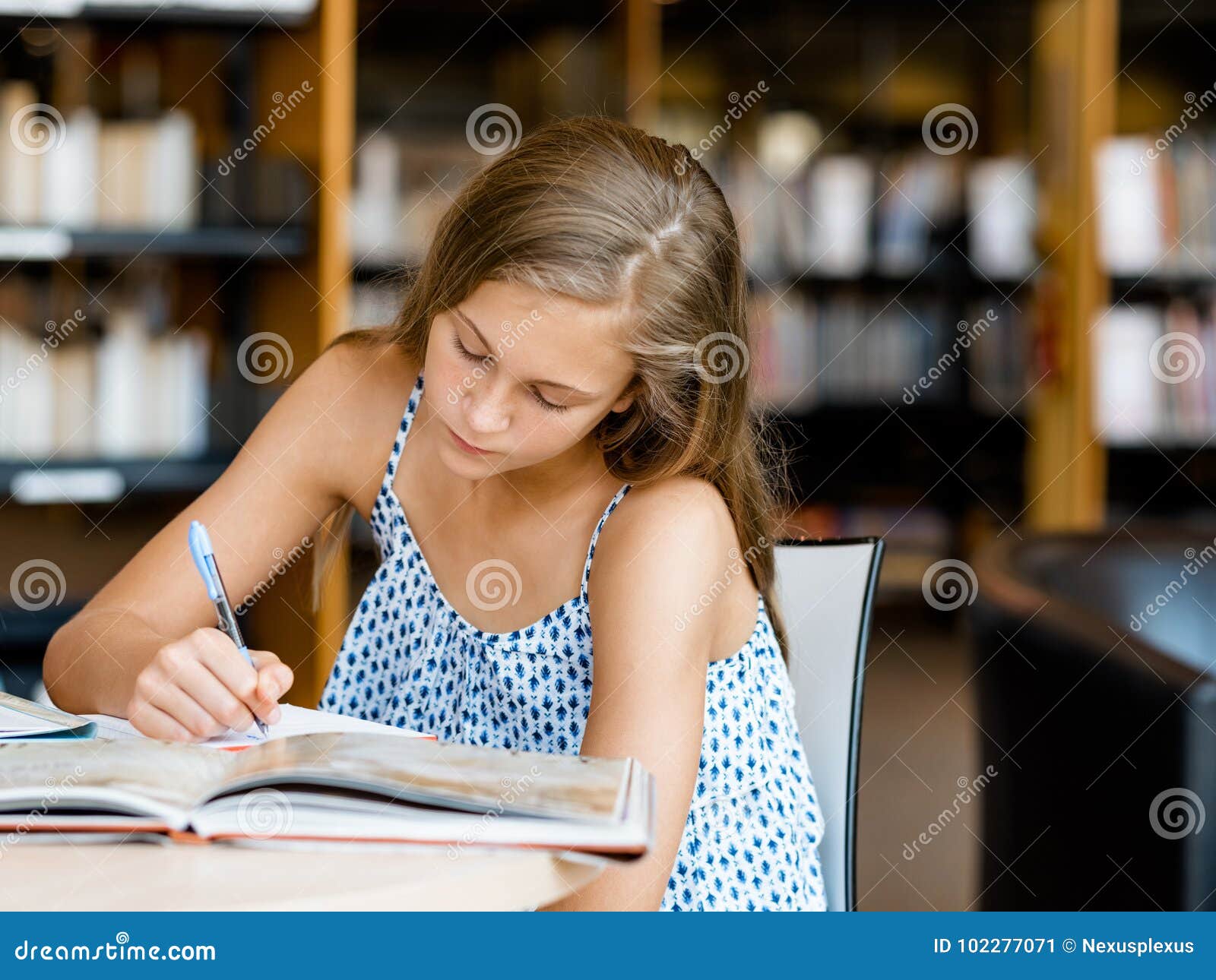 Time to do my homework stock image. Image of interior - 102277071