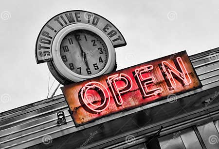 Time to Eat stock image. Image of business, patron, restaurant - 7746381