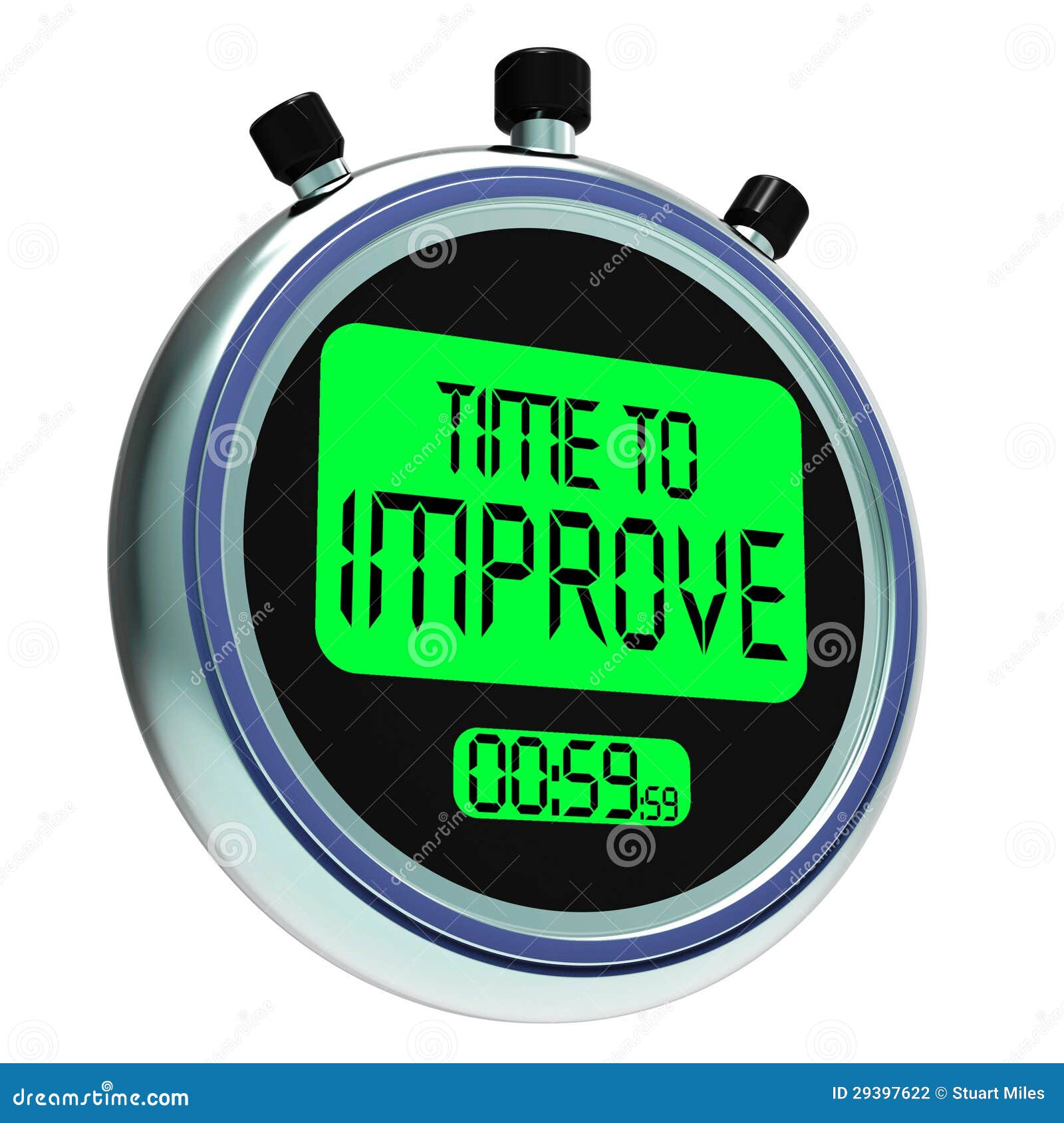 Time To Improve Message Meaning Progress and Improvement Stock ...
