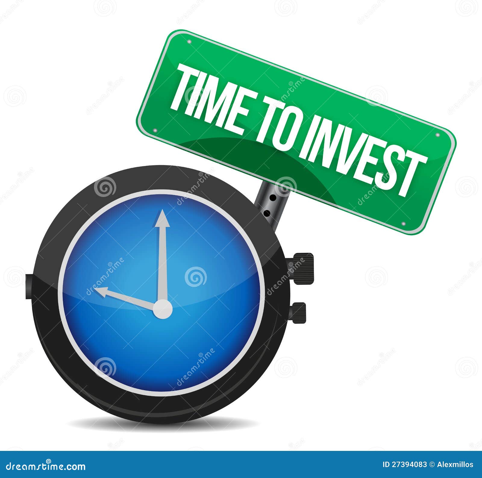 Time To Invest Concept Illustration Design Stock Illustration ... Time To Invest Concept Illustration Design Stock Illustration ...