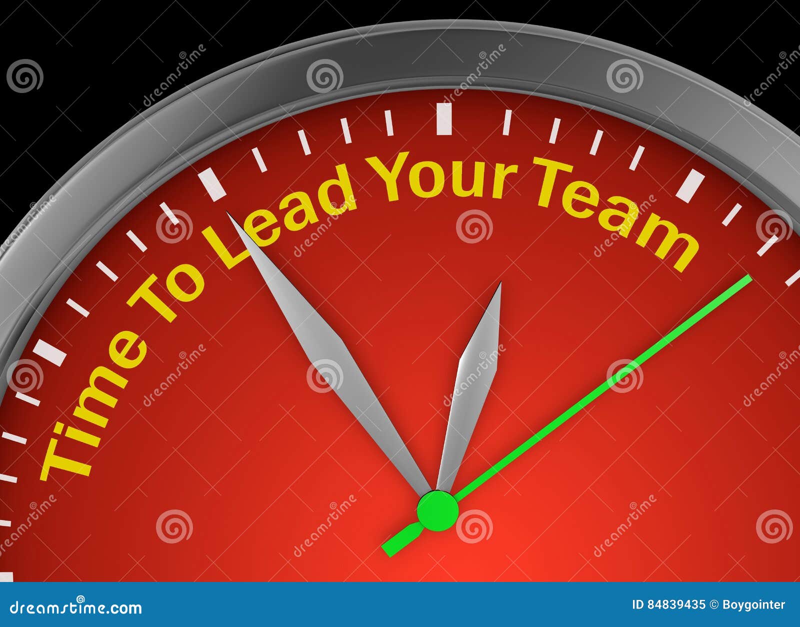Time to lead your team stock illustration. Illustration of inspiration ...