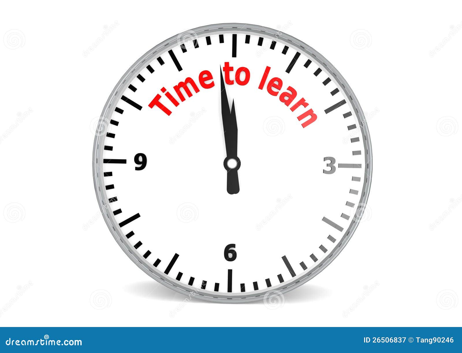 Time to Learn stock illustration. Illustration of computer - 26506837