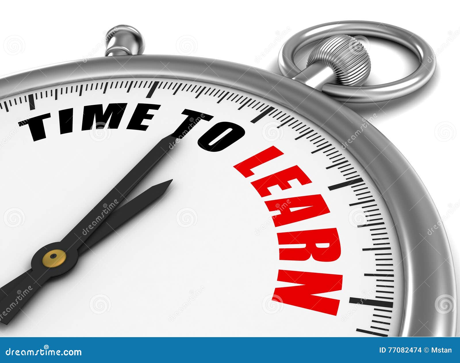 Time To Learn Concept 3d Illustration Stock Illustration - Illustration ...