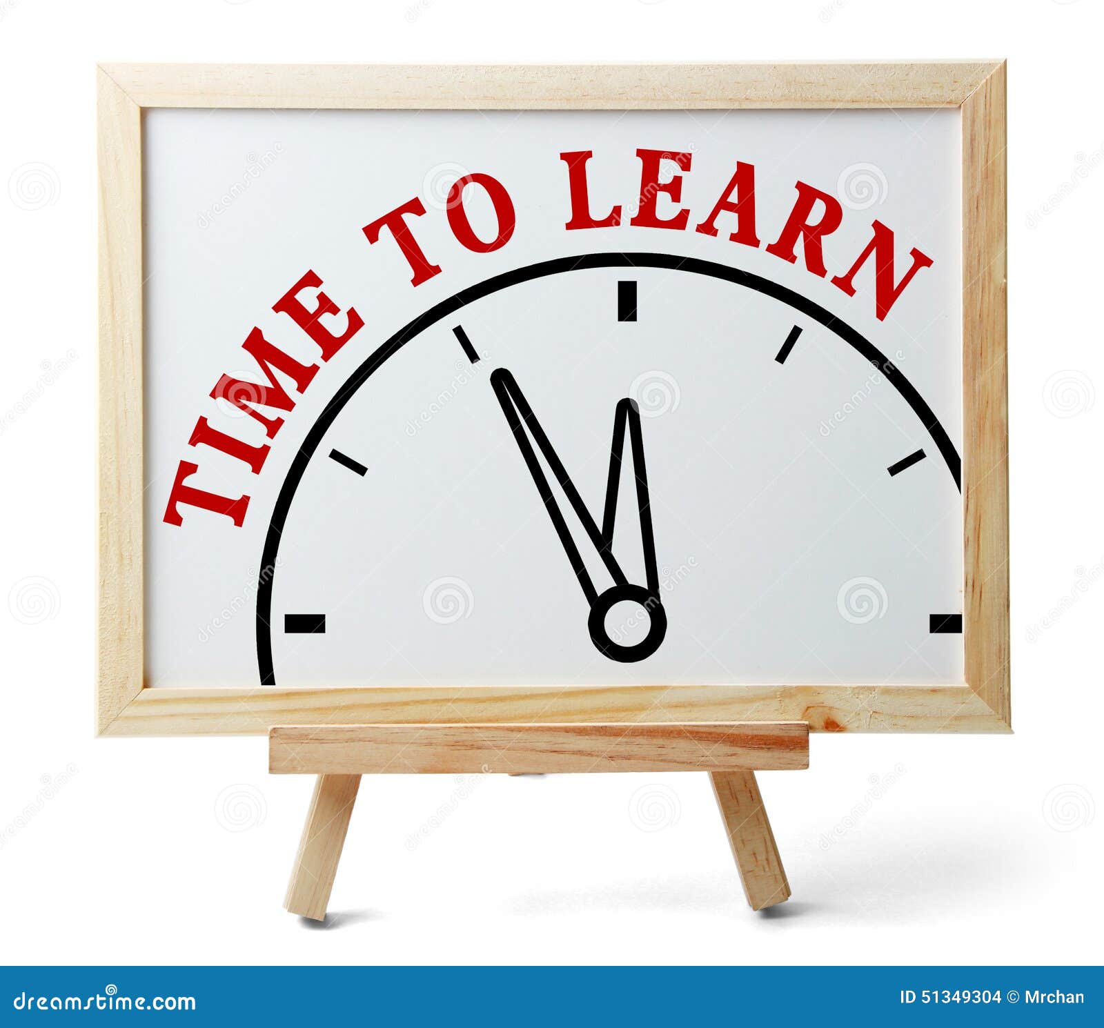 Time to learn stock photo. Image of background, marker - 51349304