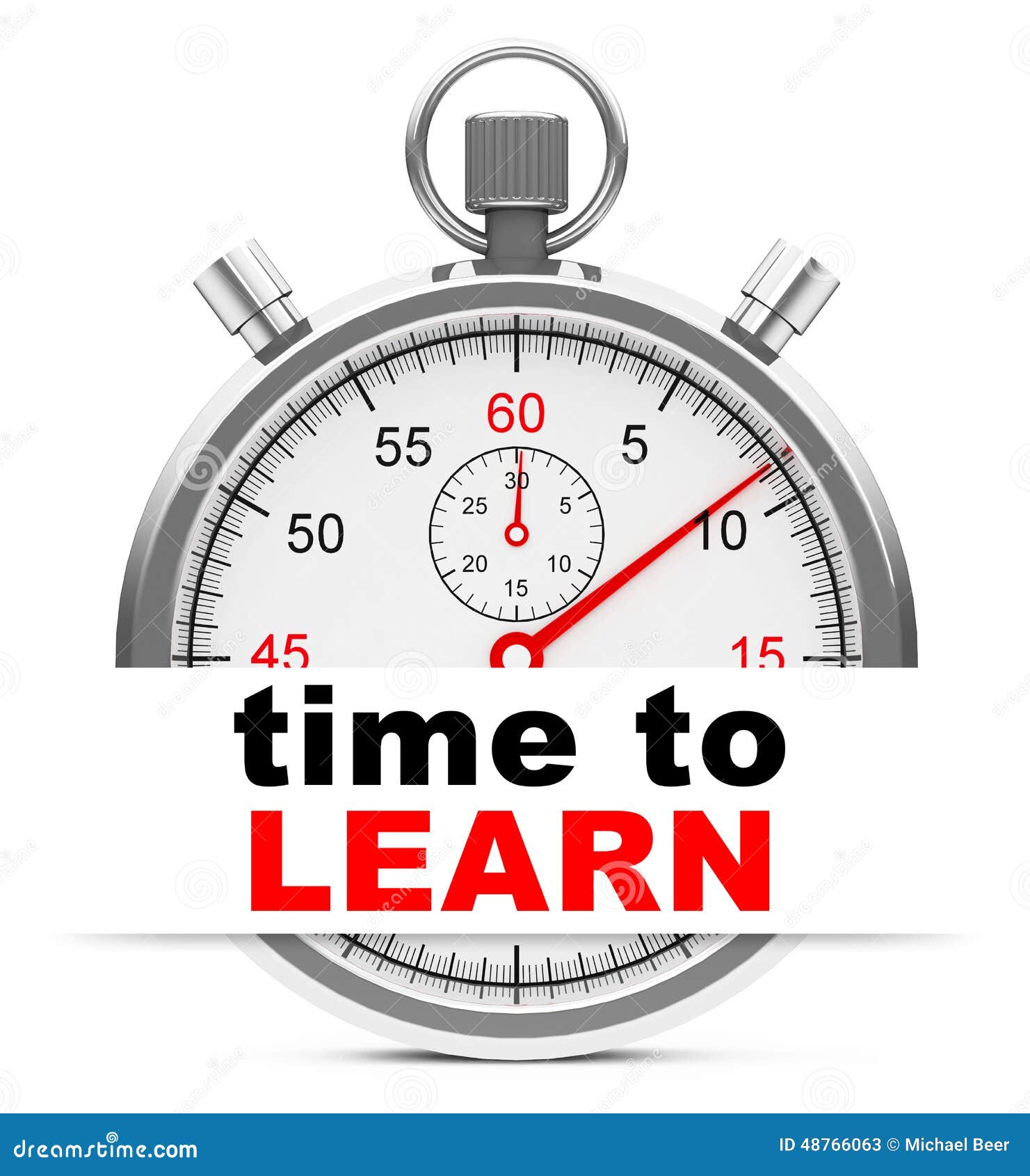 Time to learn stock illustration. Illustration of teacher - 48766063
