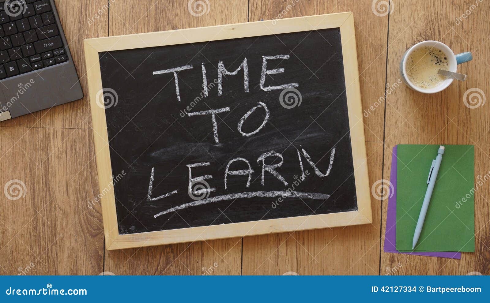 Time to learn written stock photo. Image of college, coach - 42127334