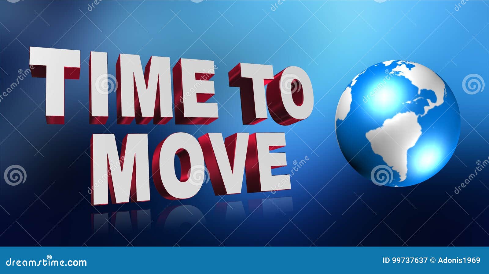 Time to move background stock illustration. Illustration of business ...