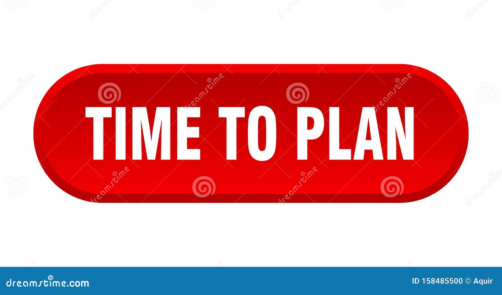 Time to plan button stock vector. Illustration of website - 158485500