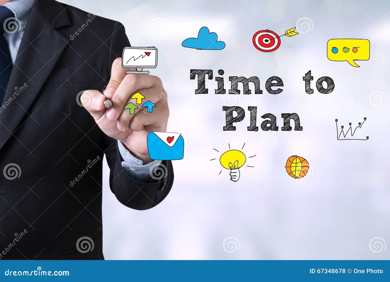 Time to Plan concept stock photo. Image of decision, marker - 67348678