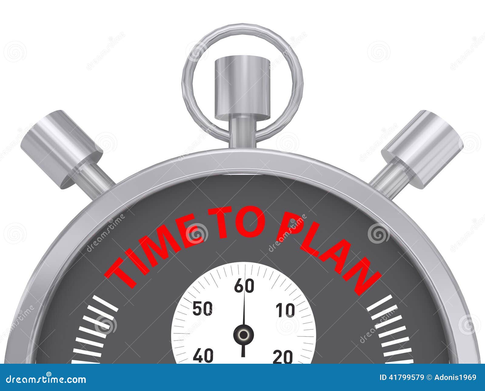 Time For A Plan Text On Alarm Clock On Wooden Table. Royalty-Free Stock ...