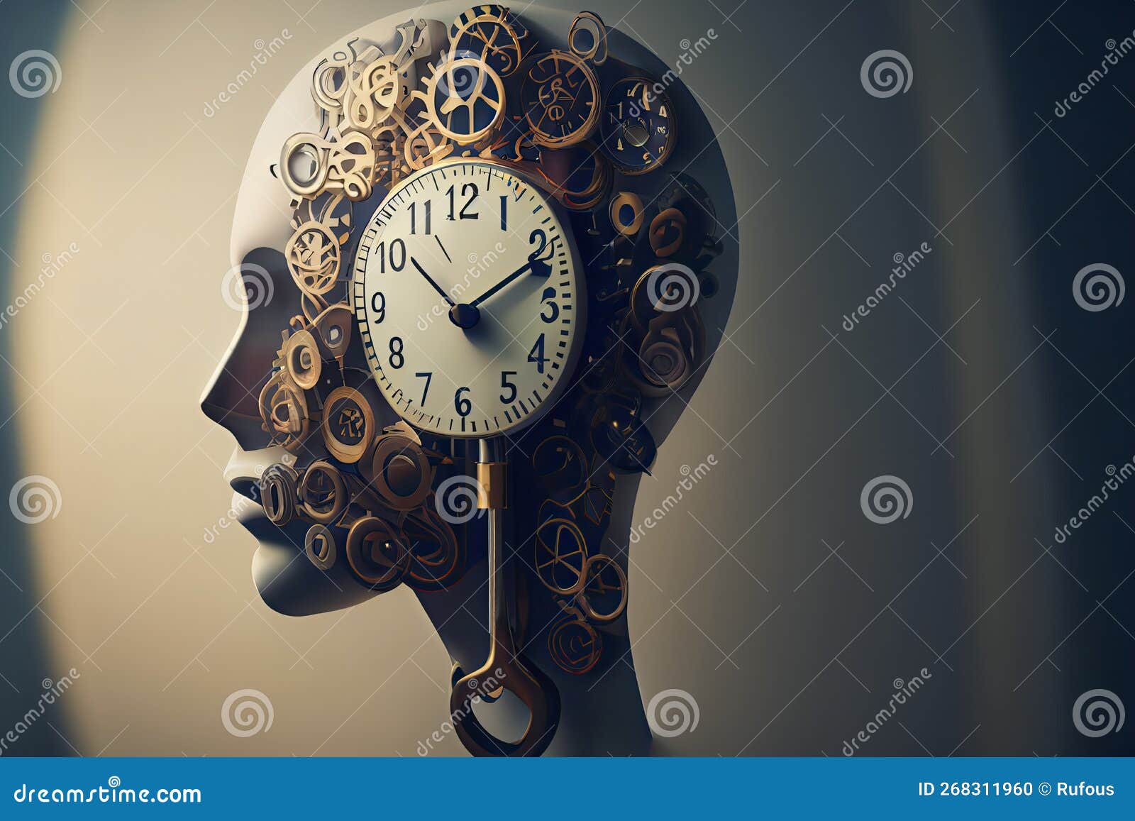 Time To Plan and Implement Business Concept, Action Group of Clocks in ...