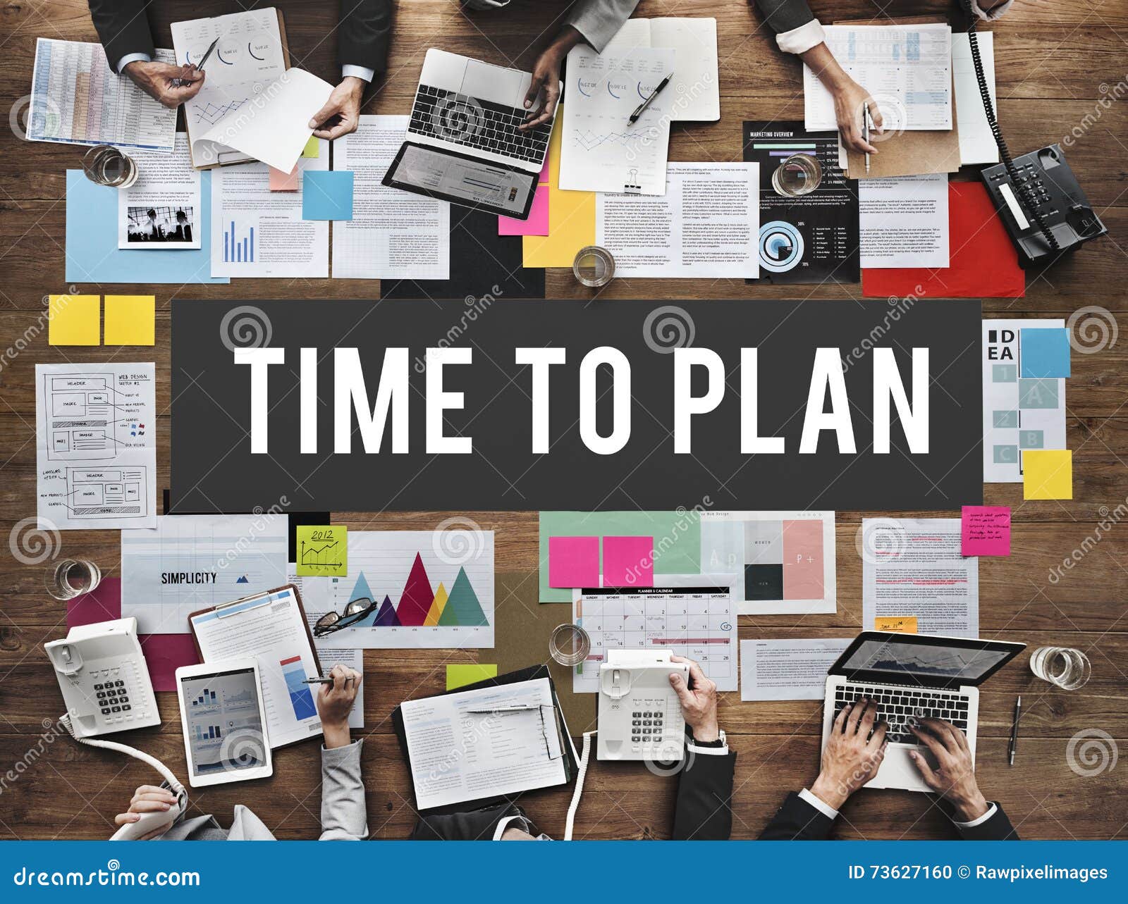 Time To Plan Organizer Date Management Concept Stock Photo - Image of ...