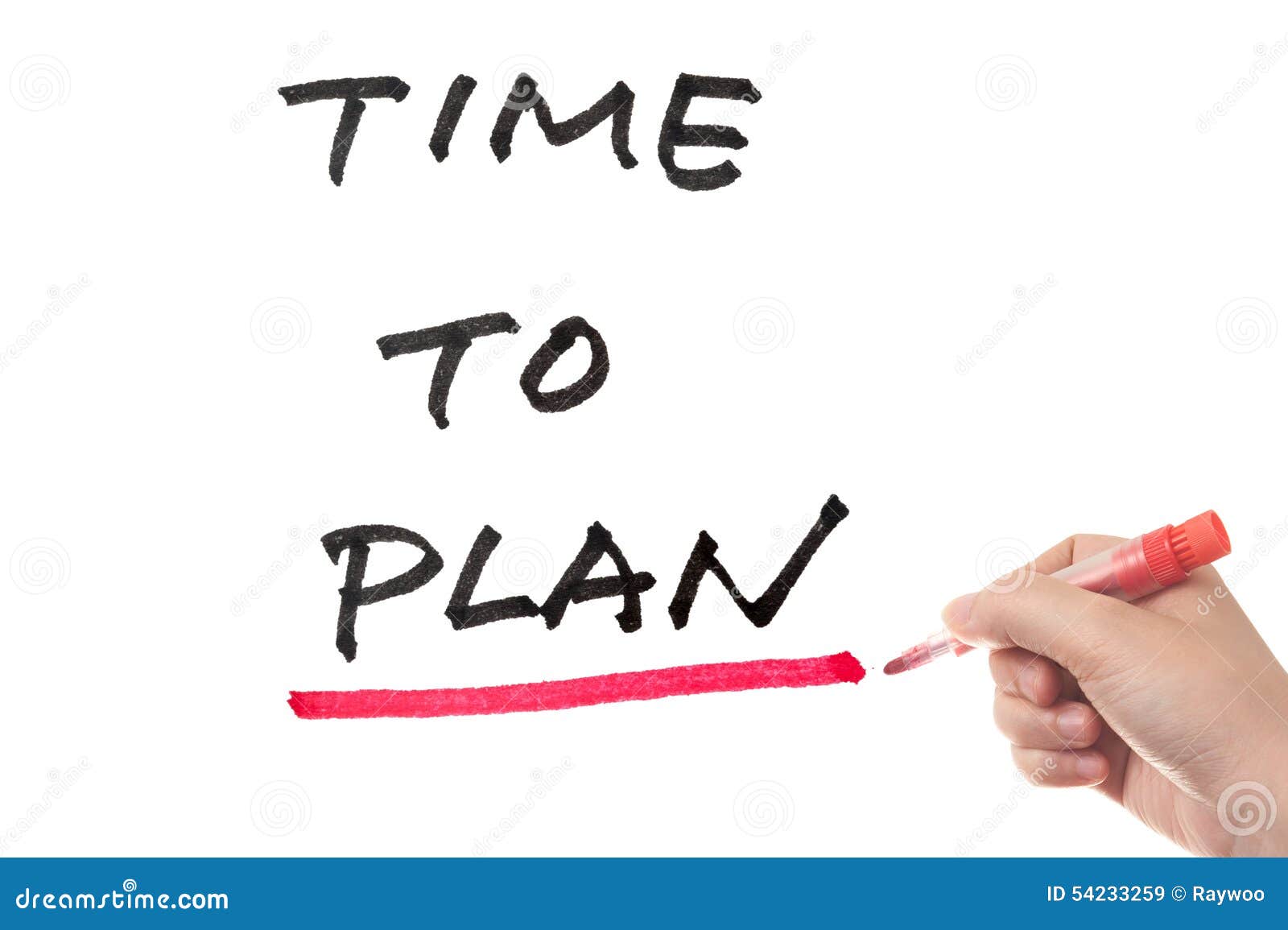 Time to plan stock image. Image of schedule, concept - 54233259