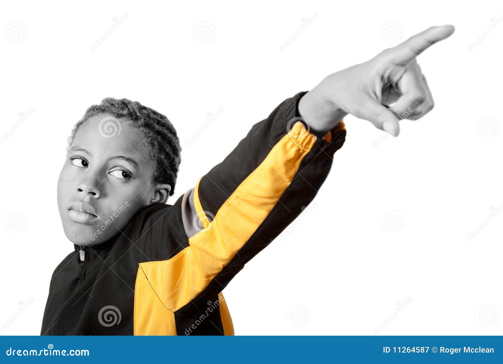 Time To Point Right Over There Stock Image - Image of male, jacket ...