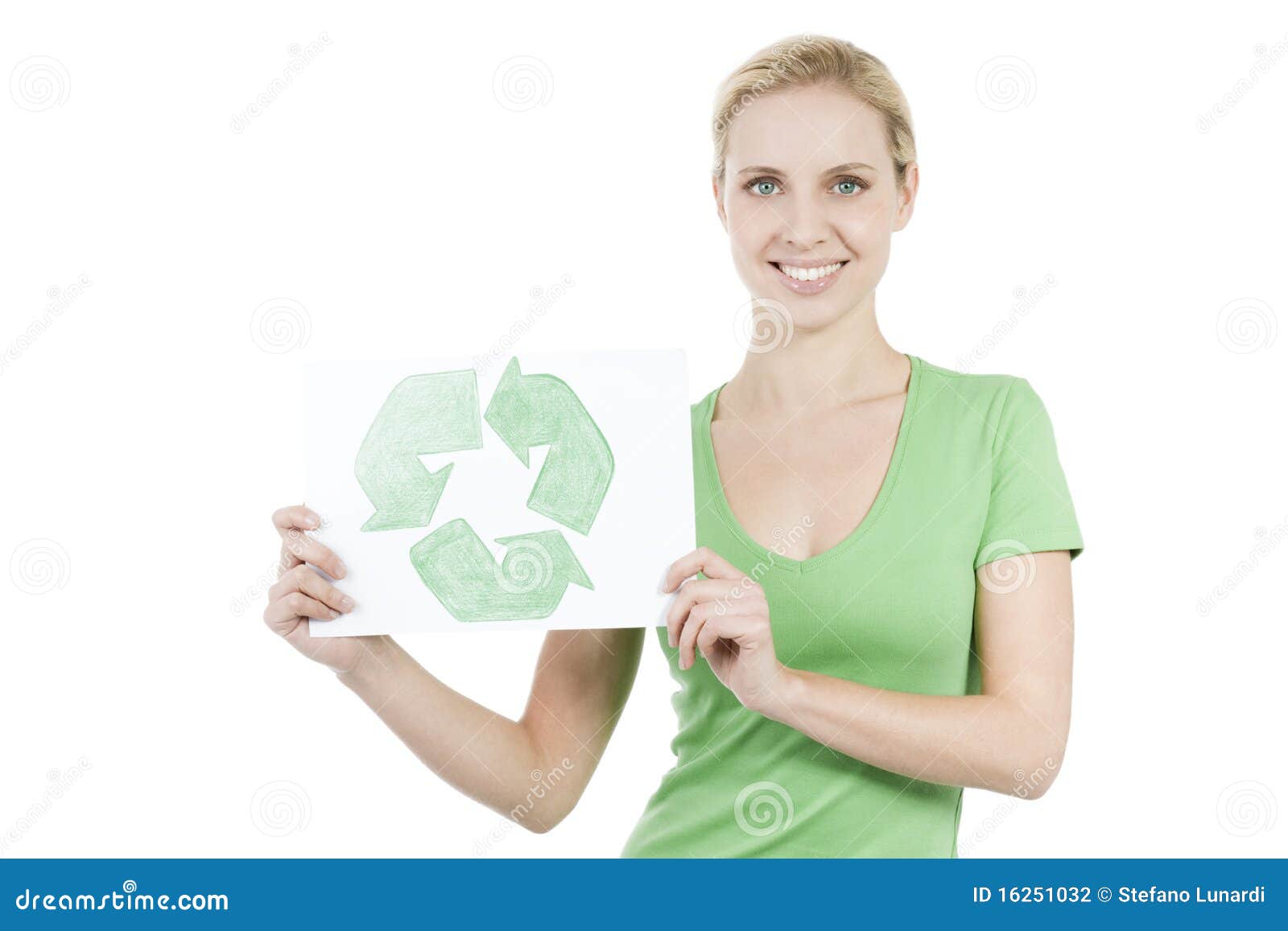 Time to recycle! stock photo. Image of environmentalist - 16251032