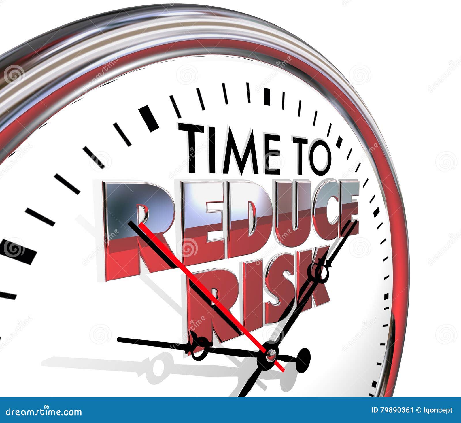 Time To Reduce Risk Clock Mitigation Danger Stock Illustration ... Time To Reduce Risk Clock Mitigation Danger Stock Illustration ...