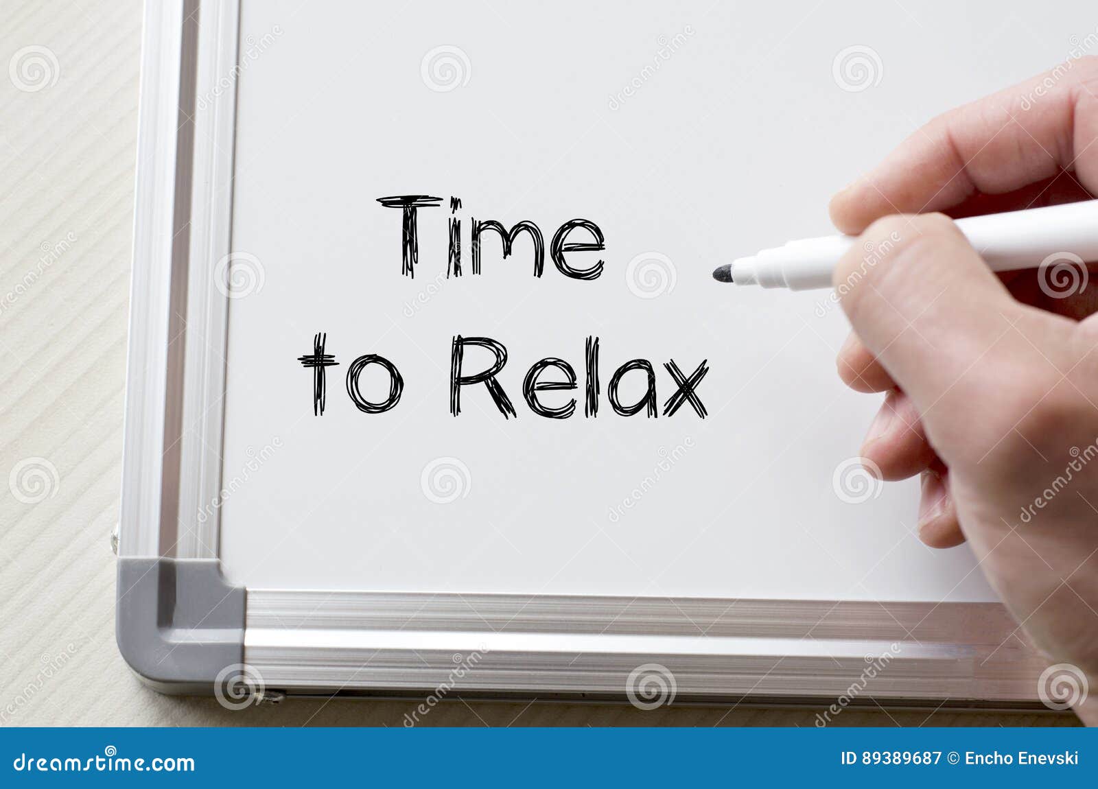Time To Relax Written on Whiteboard Stock Image - Image of lifestyle ...
