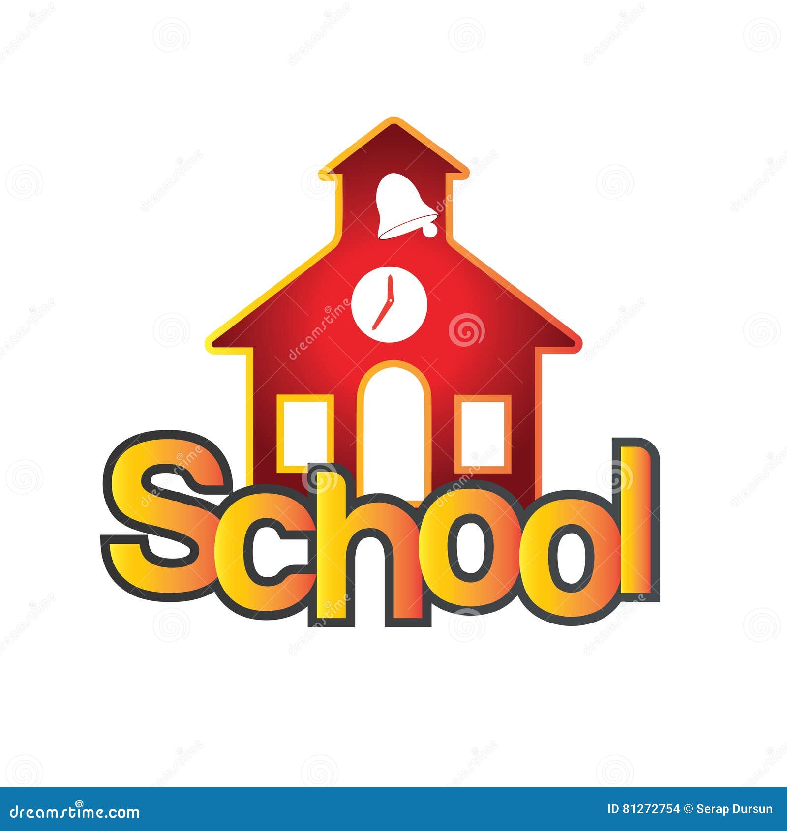 Time to School stock vector. Illustration of countdown - 81272754