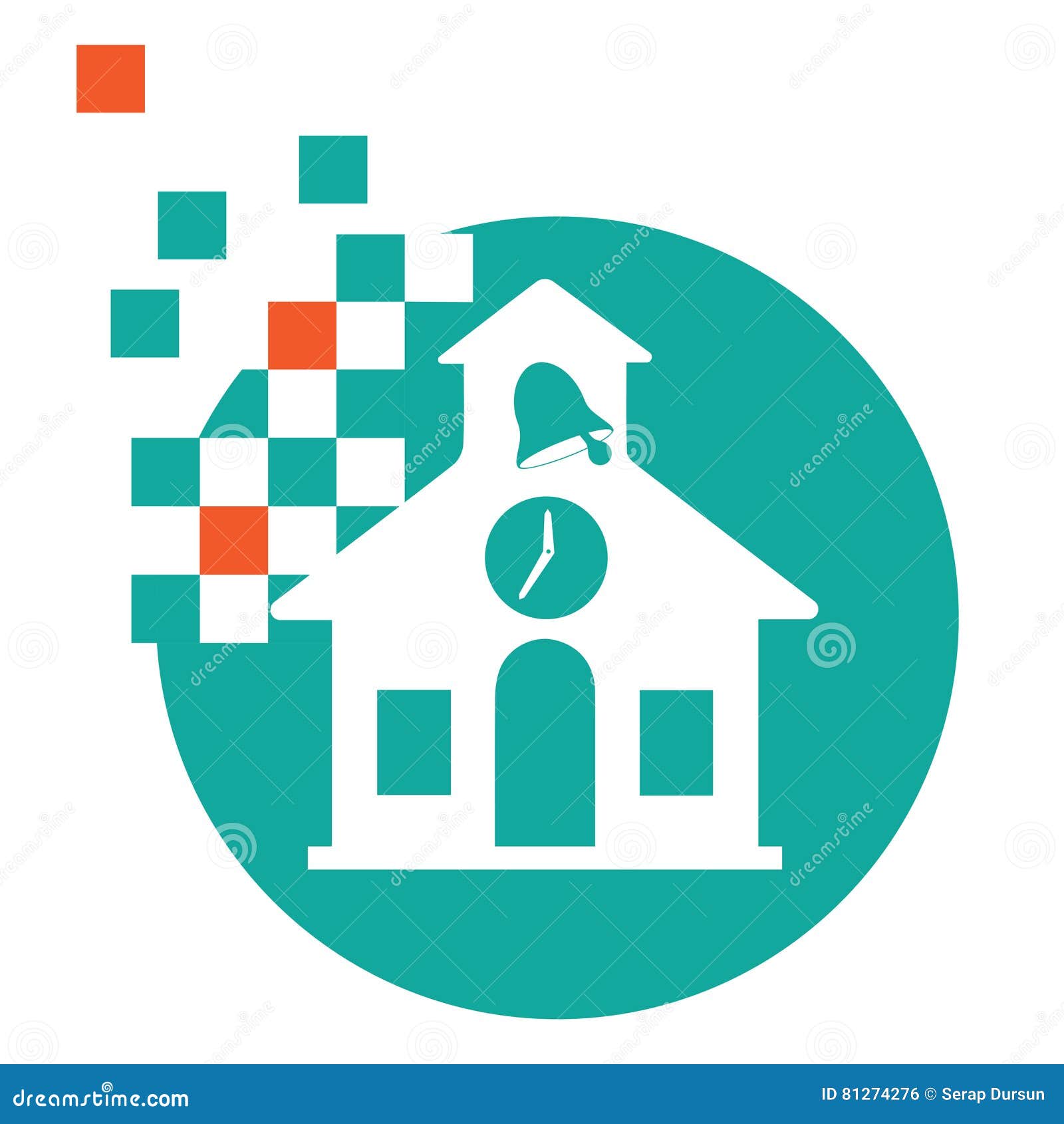 Time to School stock illustration. Illustration of design - 81274276