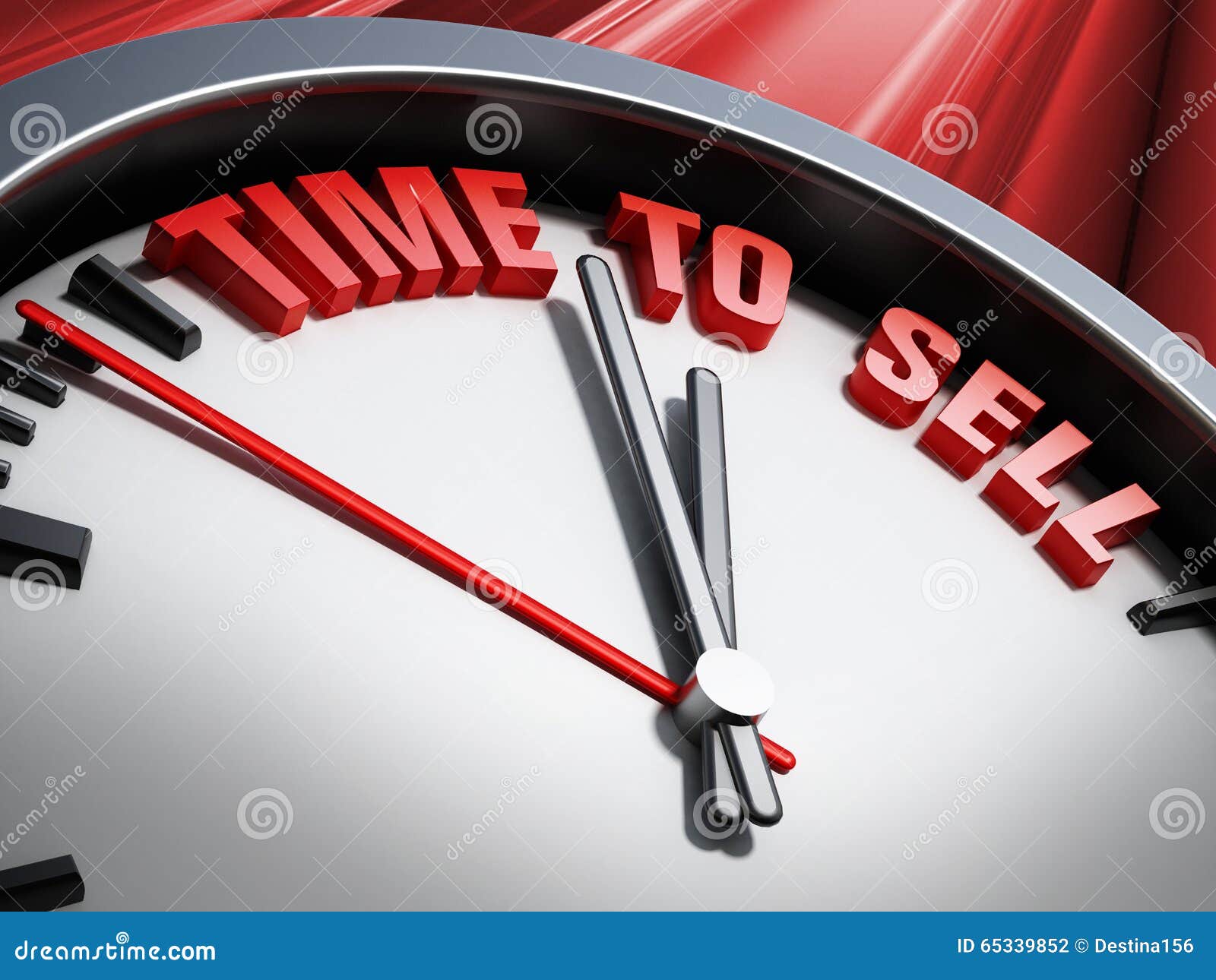 Time to sell stock illustration. Illustration of white - 65339852