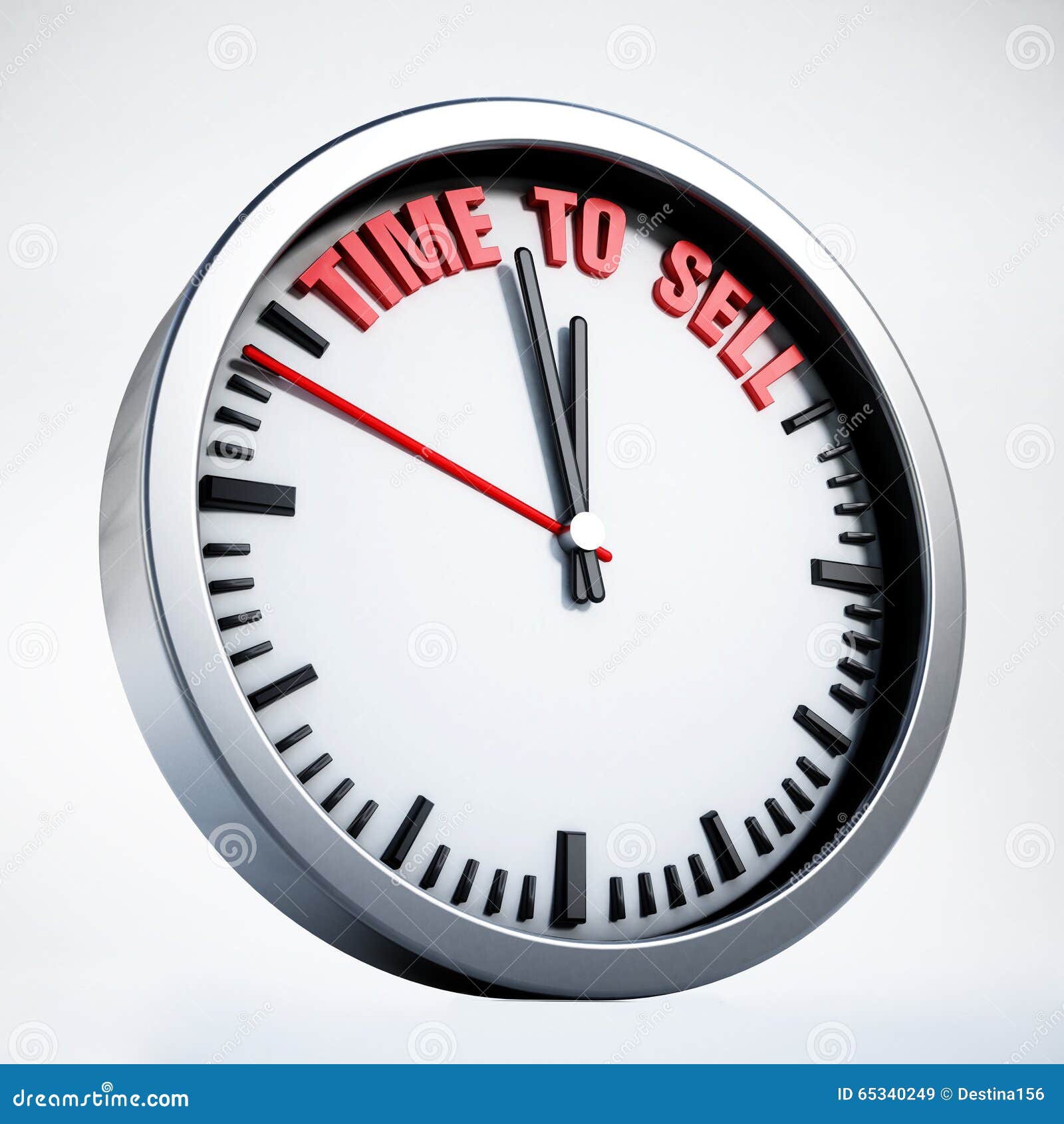 Time to sell stock illustration. Illustration of sign - 65340249