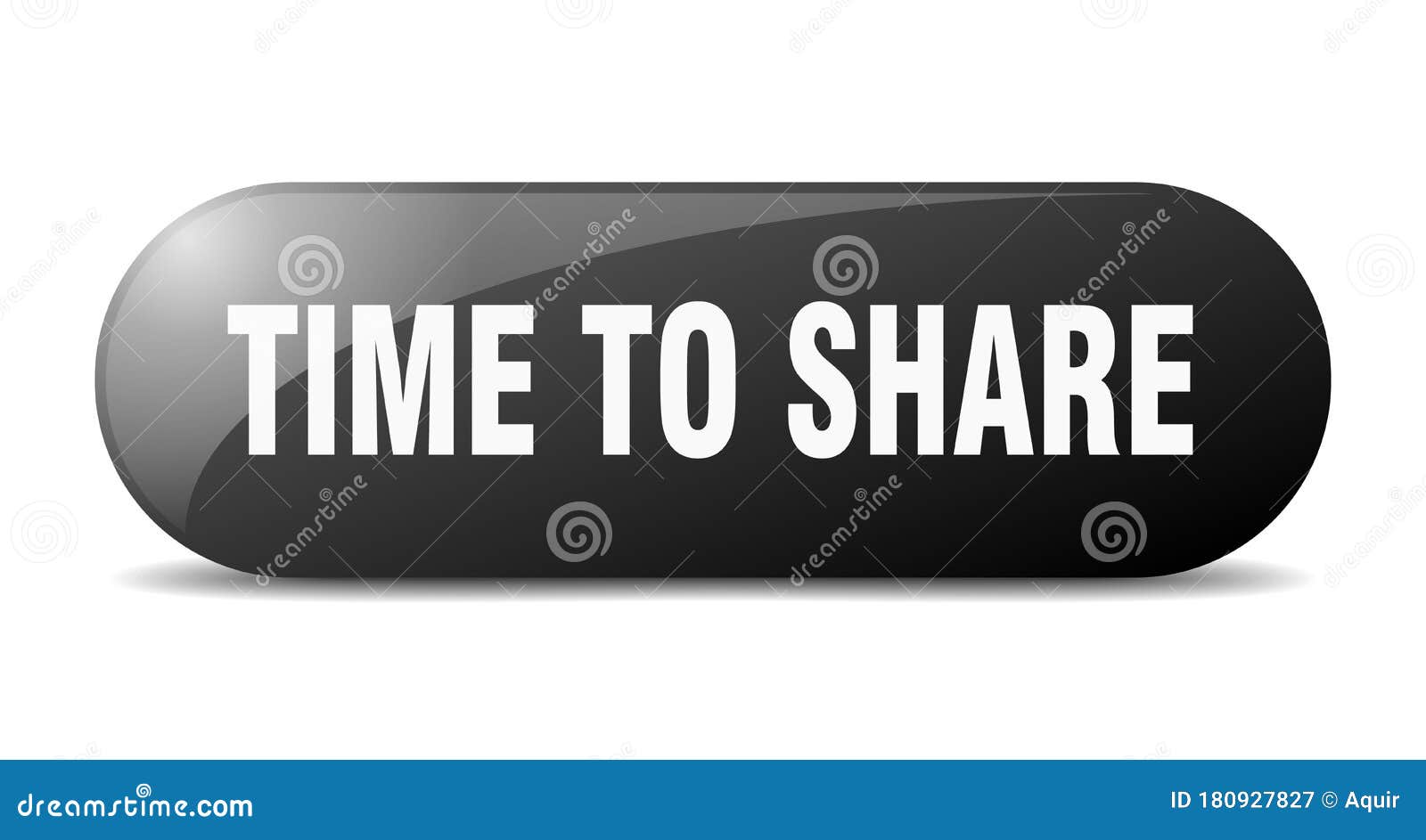Time To Share Button. Time To Share Sign. Key. Push Button Stock Vector ...