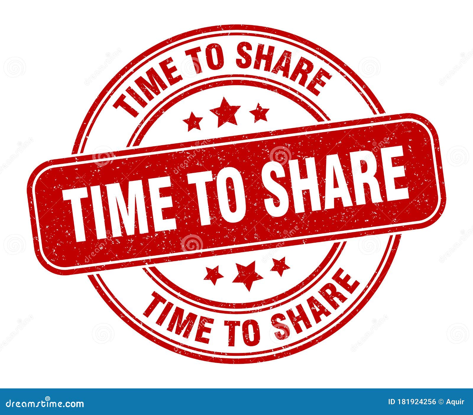 Time To Share Stamp. Time To Share Round Grunge Sign Stock Vector ...