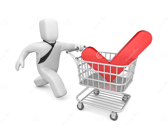 Time to shopping stock illustration. Illustration of person - 24200146