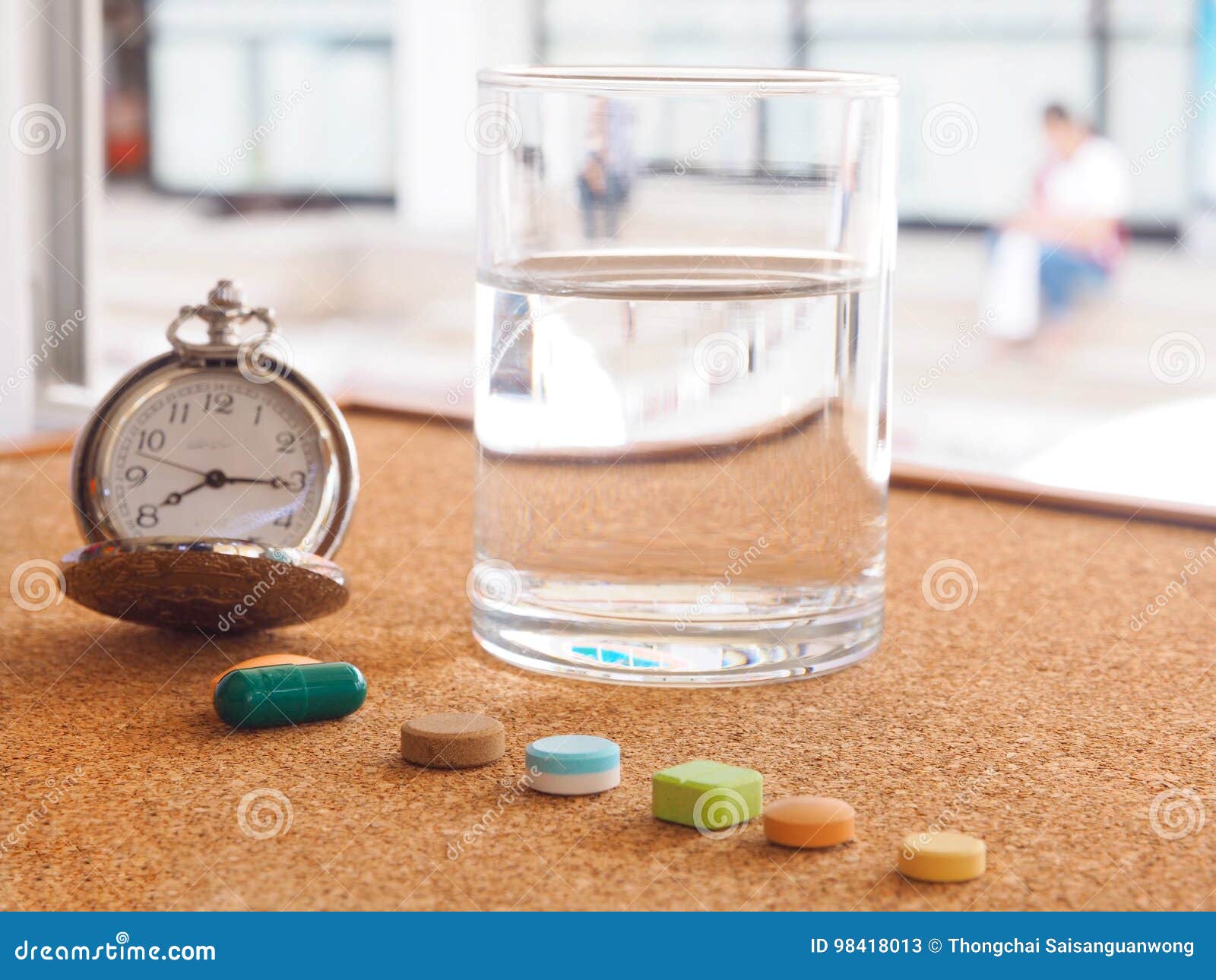 Time to take medicine stock image. Image of drug, disease - 98418013