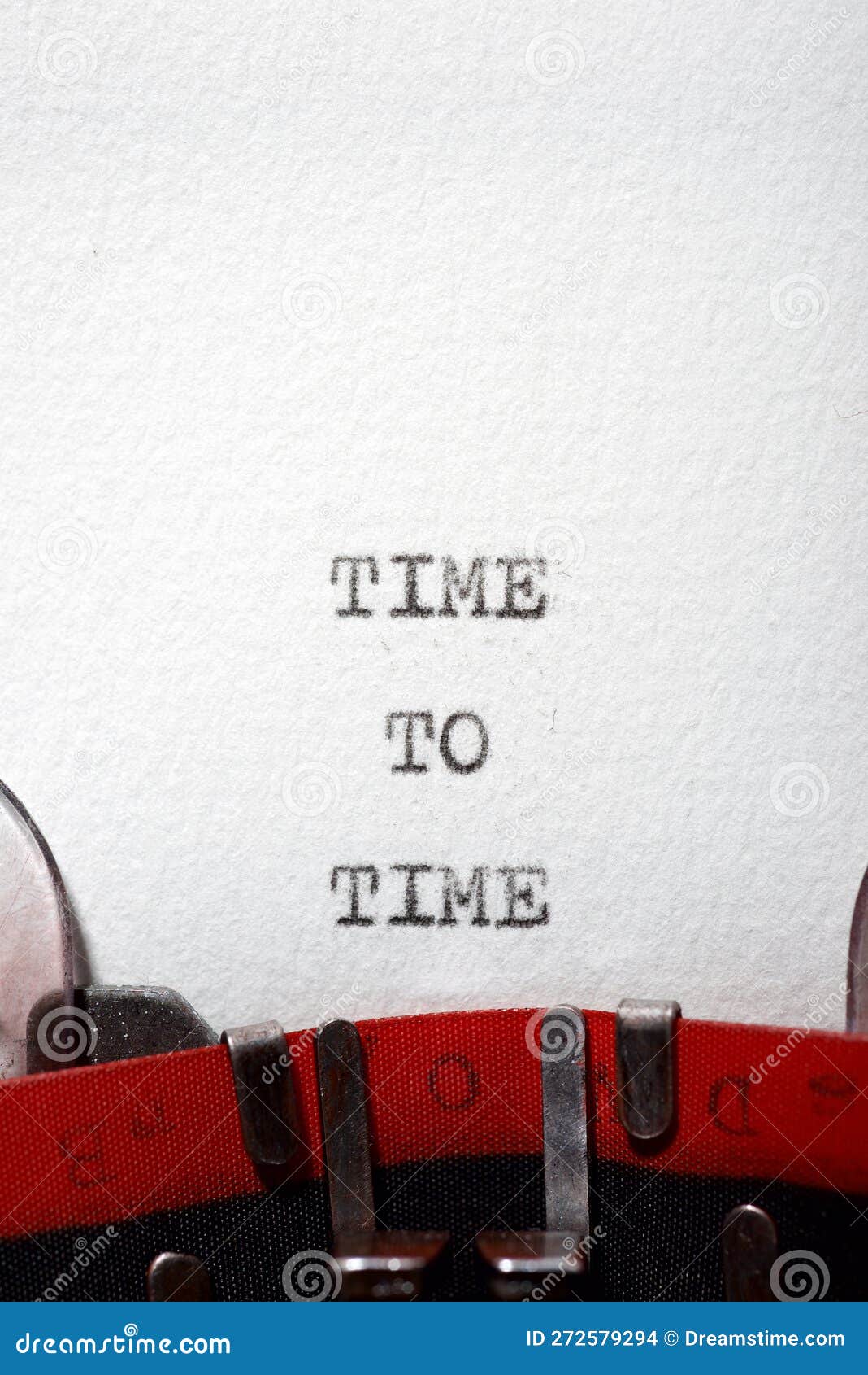 Time to time text stock photo. Image of writing, paper - 272579294