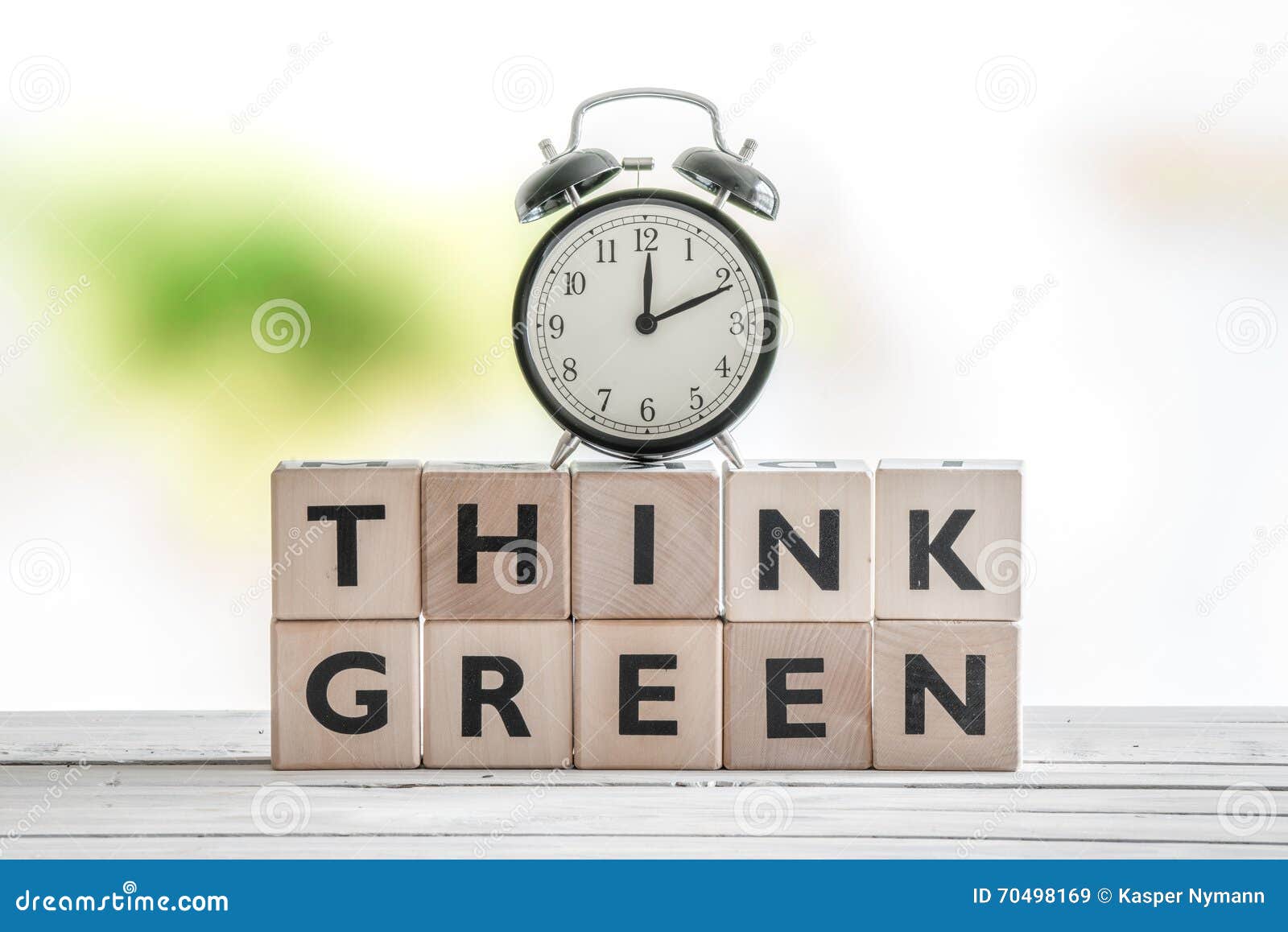 Time to think green sign stock image. Image of energy - 70498169