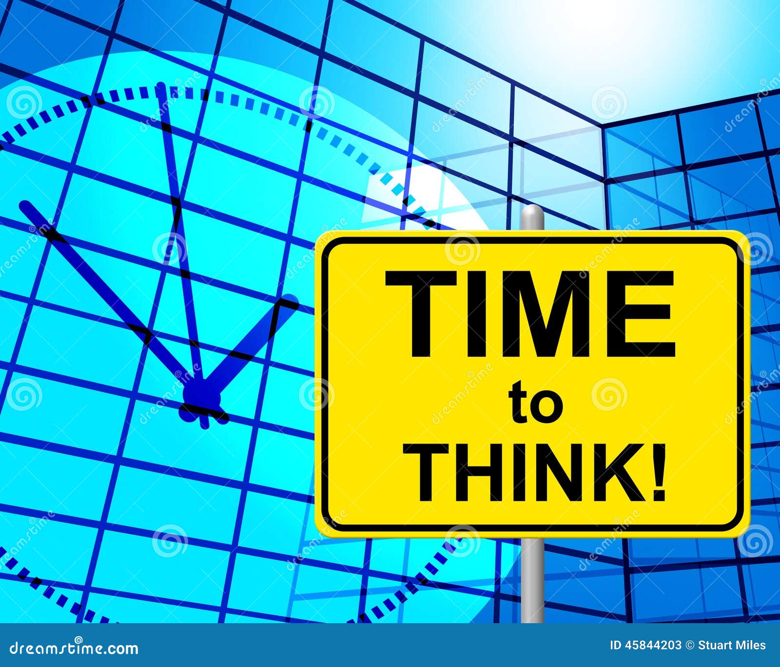 Think Big Indicates Contemplate Reflect And Reflecting Royalty-Free ...