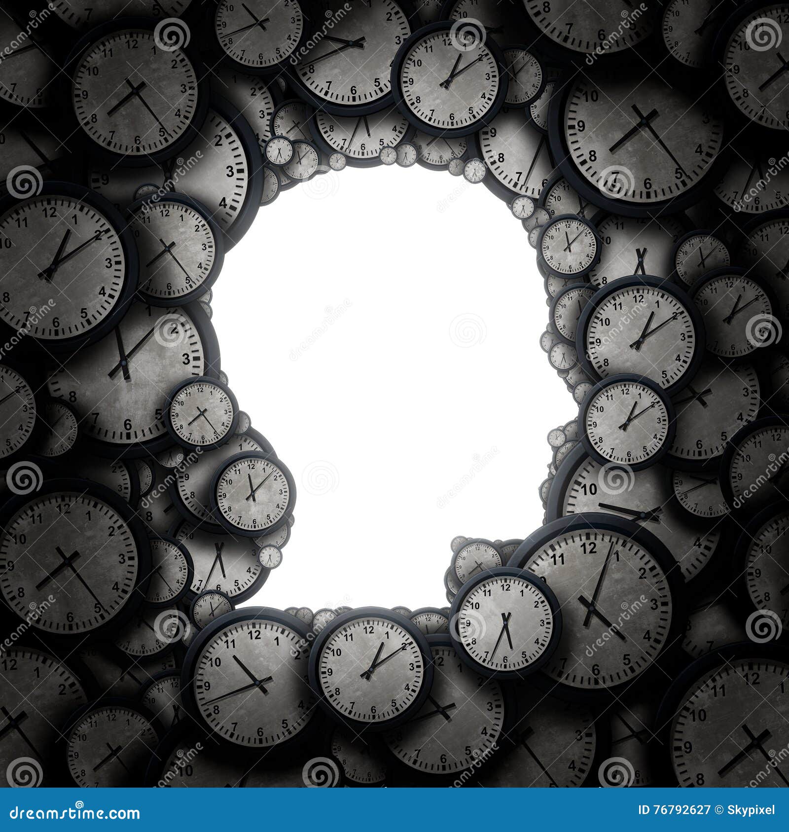 Time To Think stock illustration. Illustration of chronology - 76792627