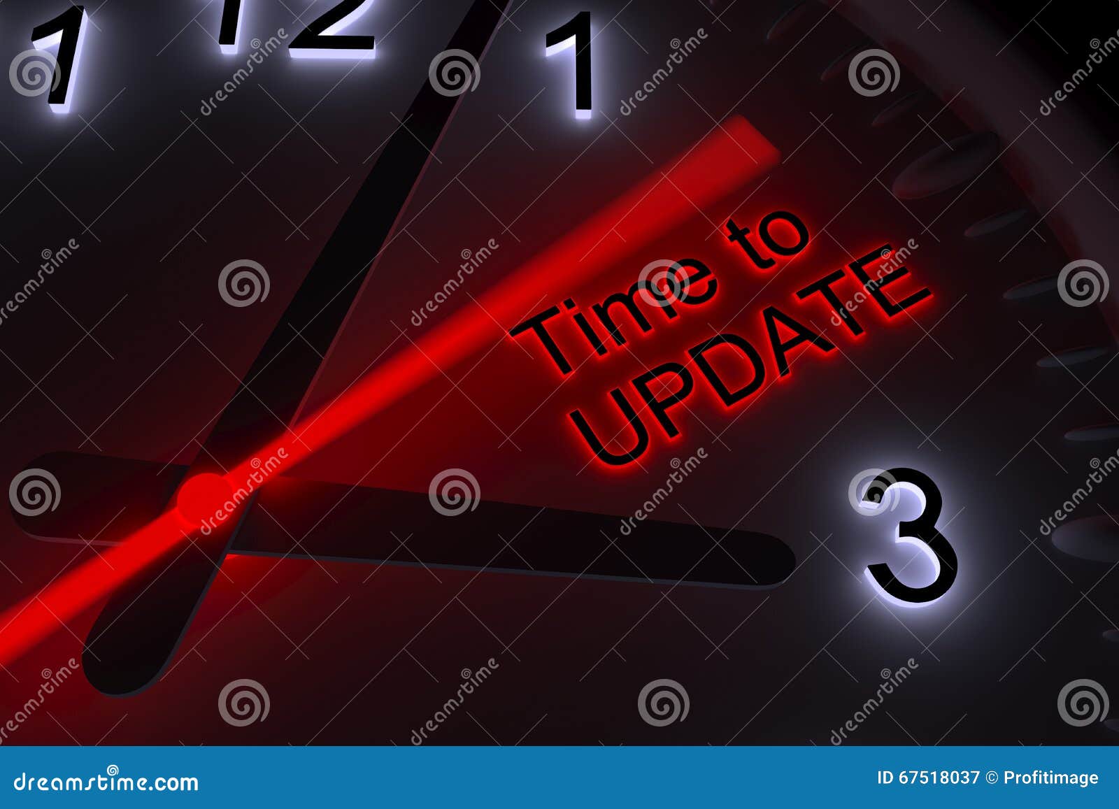 Time to update stock illustration. Illustration of internet - 67518037