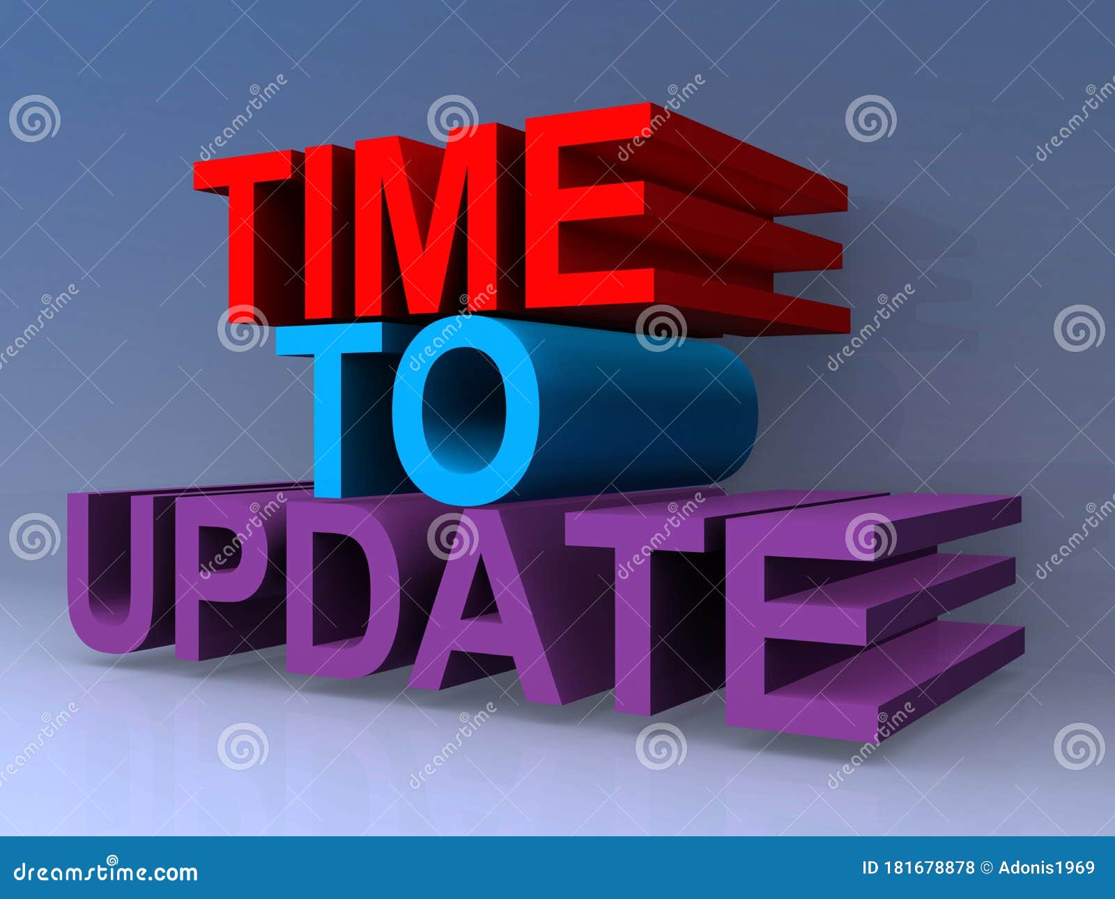 Time to update stock illustration. Illustration of improve - 181678878