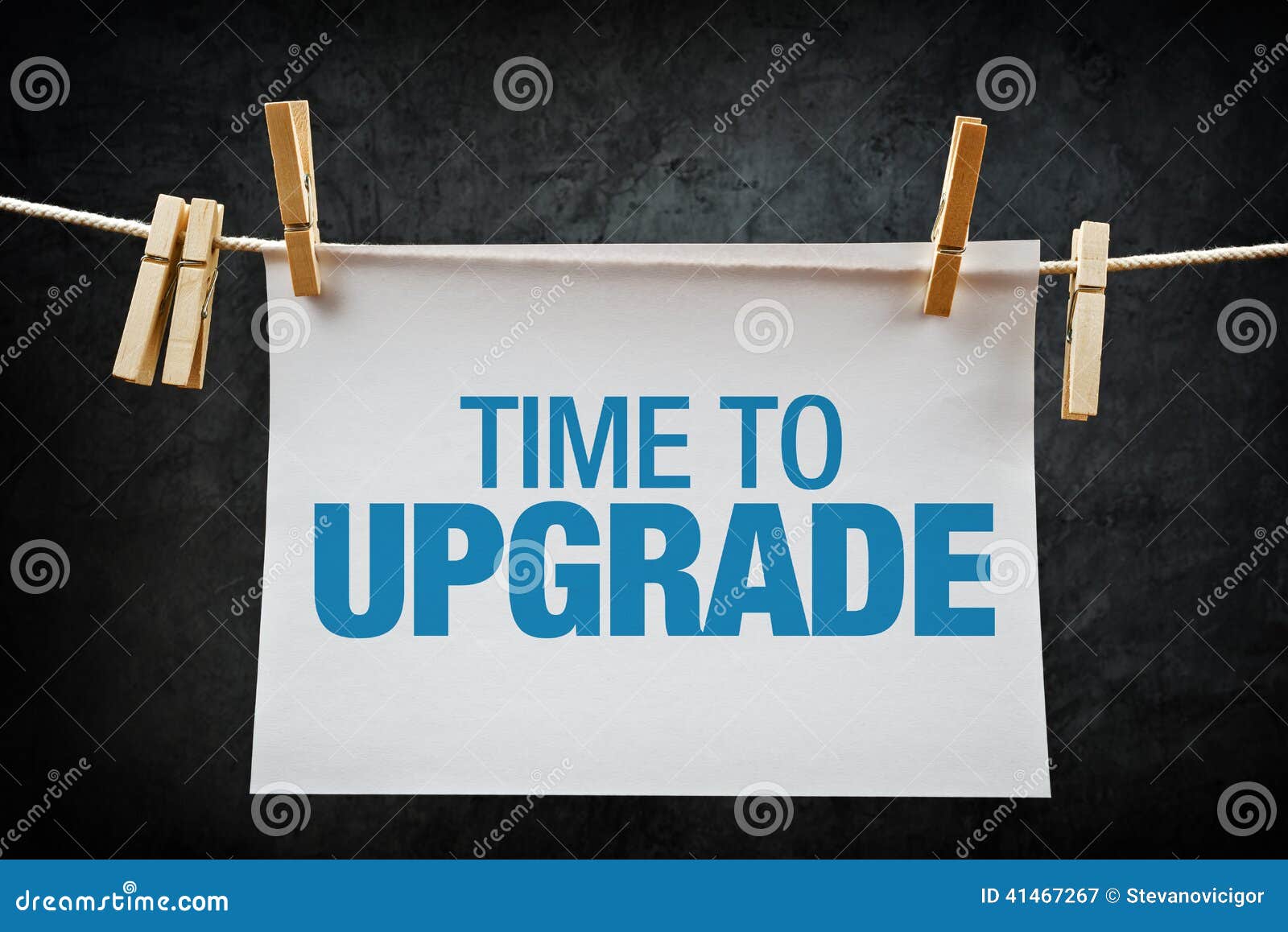 Time to upgrade stock image. Image of application, computer - 41467267