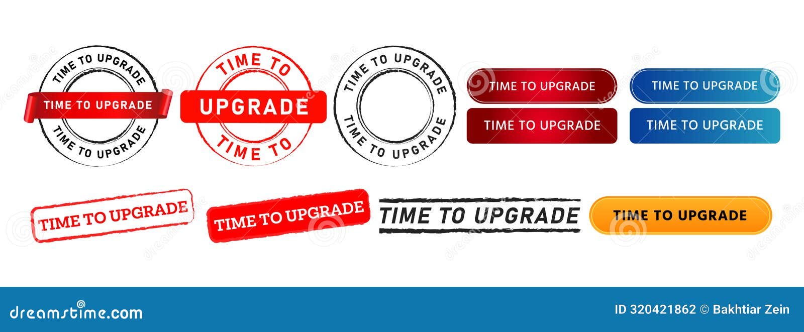 Time To Upgrade Rubber Stamp and Button for Renew Installation Update ...