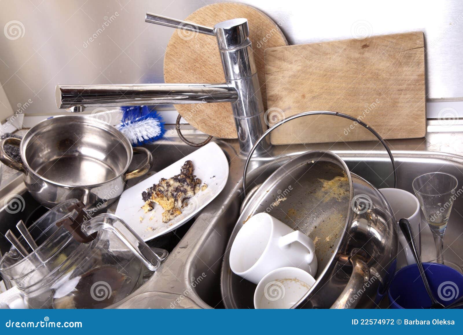 Time to wash up stock photo. Image of room, messy, dish - 22574972