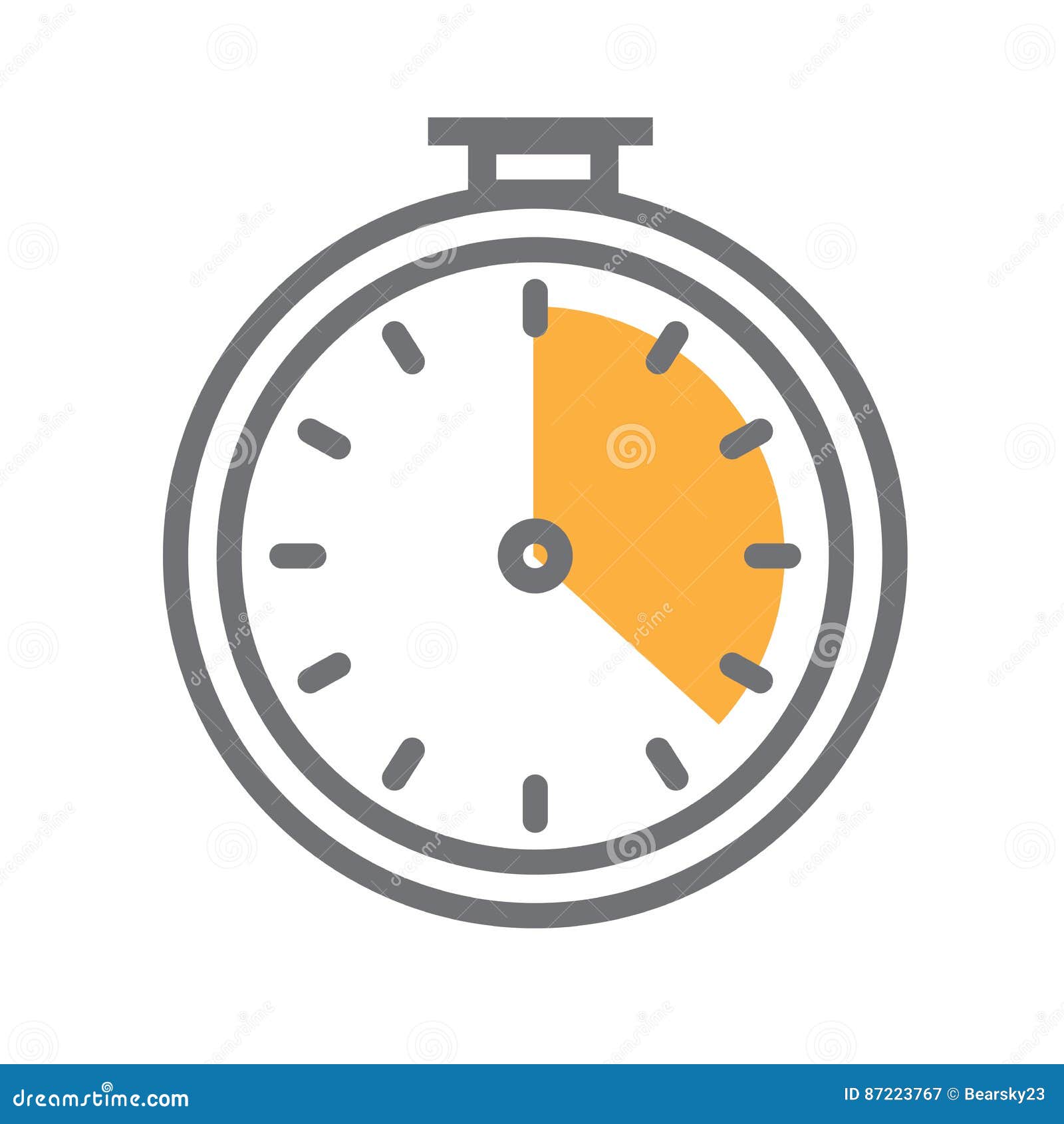 Time Tracking Illustration stock vector. Illustration of asset - 87223767
