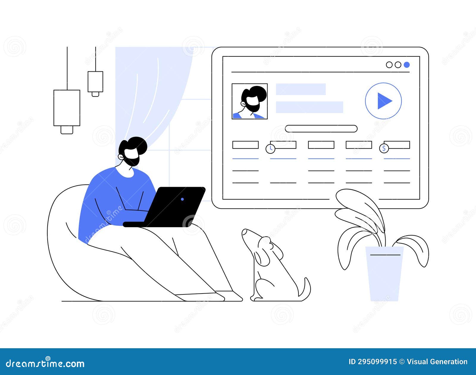 Time Tracking Software Abstract Concept Vector Illustration. Stock ...