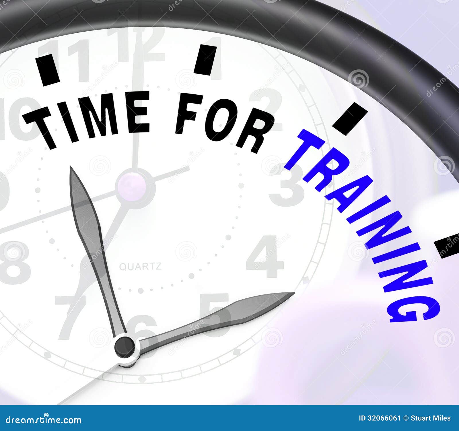 Time for Training Message Showing Coaching and Instructing Stock ...