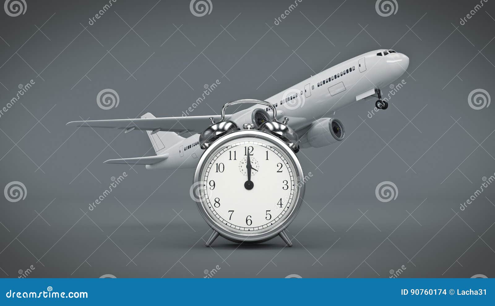 Time for Travel, Airplane Clocks. Stock Illustration - Illustration of ...