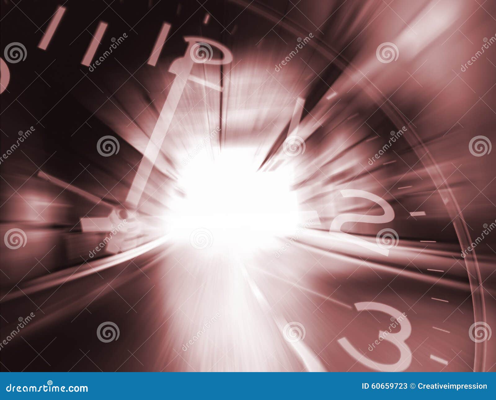 Time Travel Through A Wormhole At Light Speed In Outer Space. Animation ...