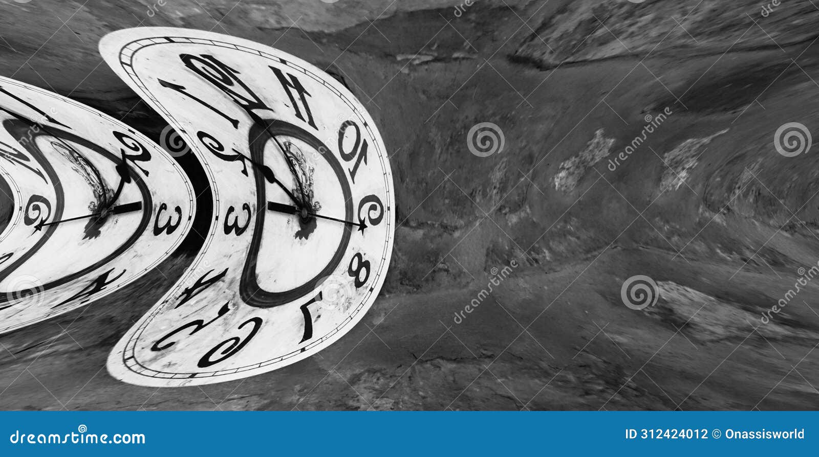 Time Travel Backwards Wall Clock Stock Photo - Image of time, clock ...