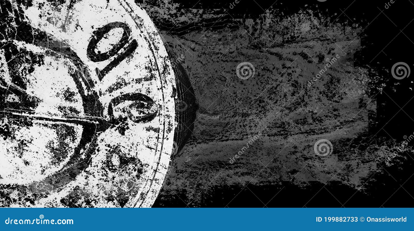 Time Travel Clock Fourth Dimension Stock Illustration - Illustration of ...