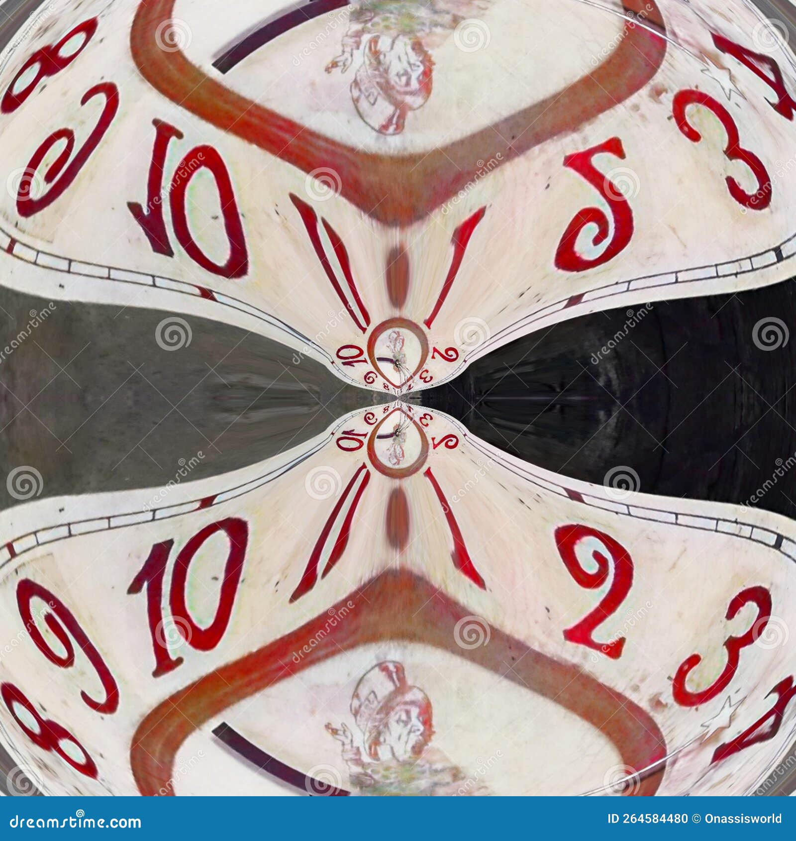 Time Travel. Fourth Dimension Abstract Background Stock Photo - Image ...