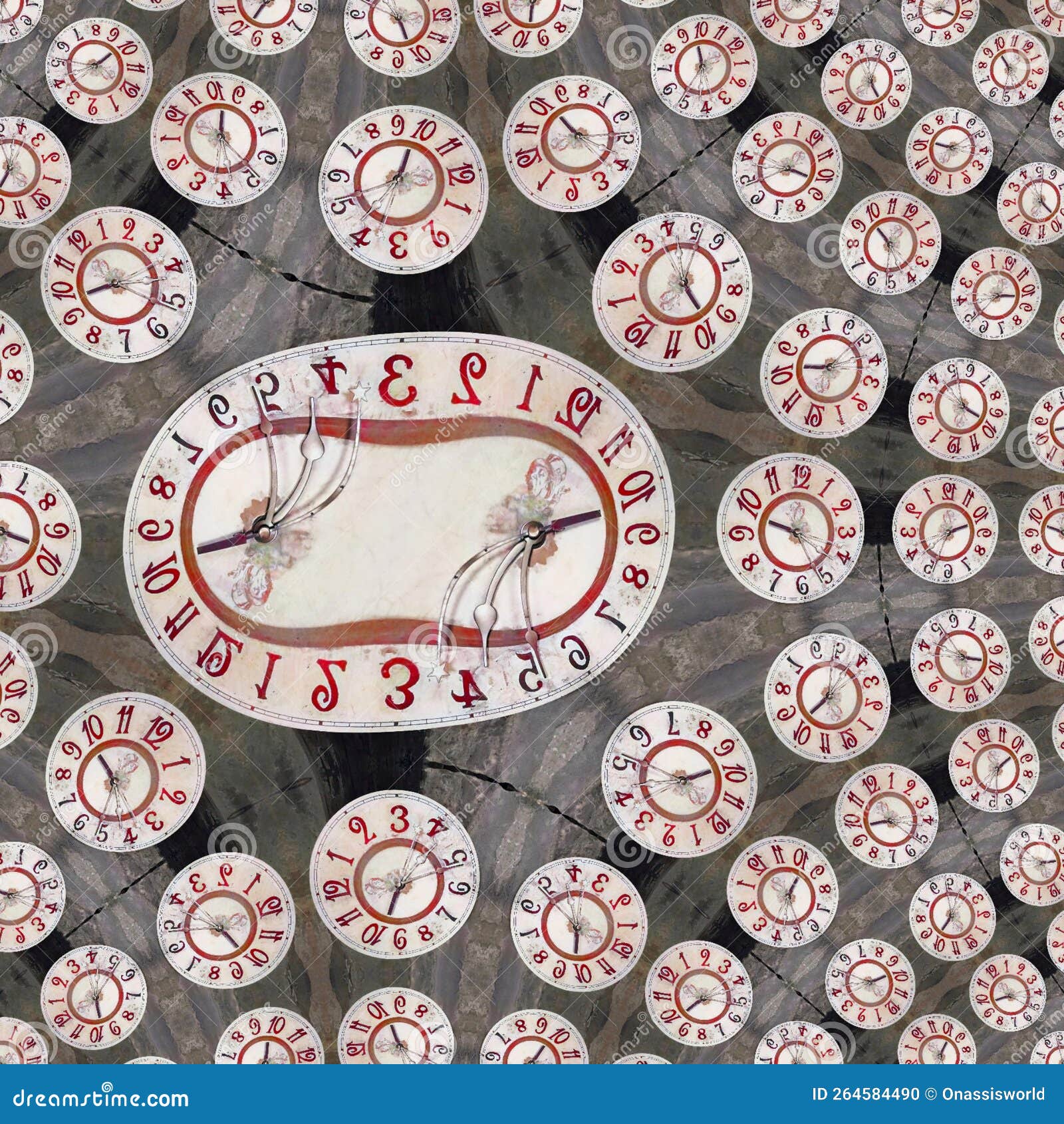 Time Travel. Fourth Dimension Abstract Background Stock Photo - Image ...