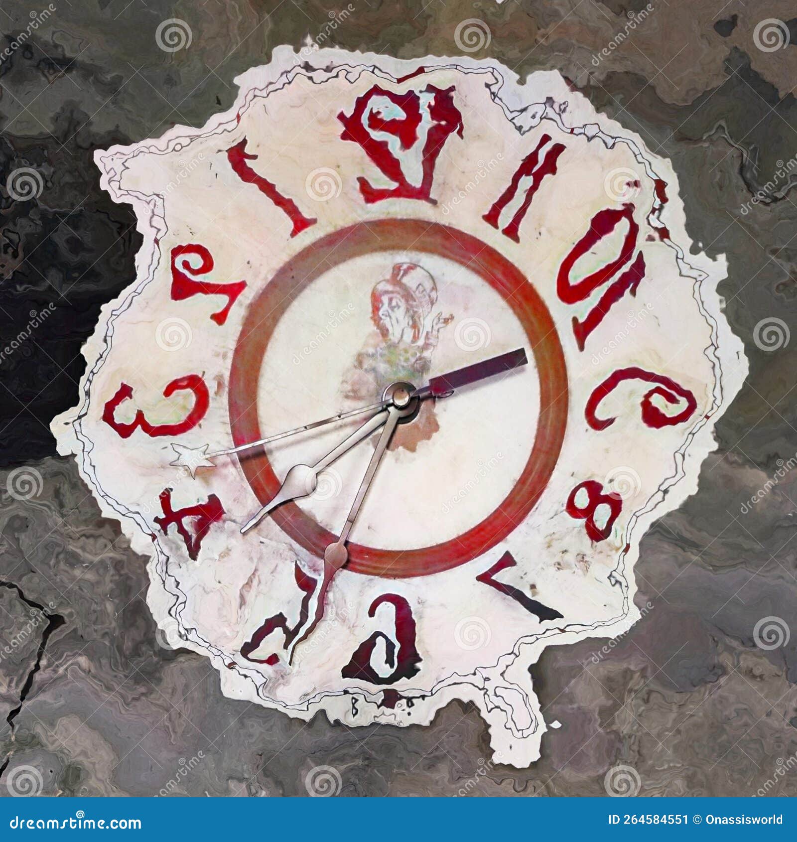 Time Travel. Fourth Dimension Abstract Background Stock Image - Image ...