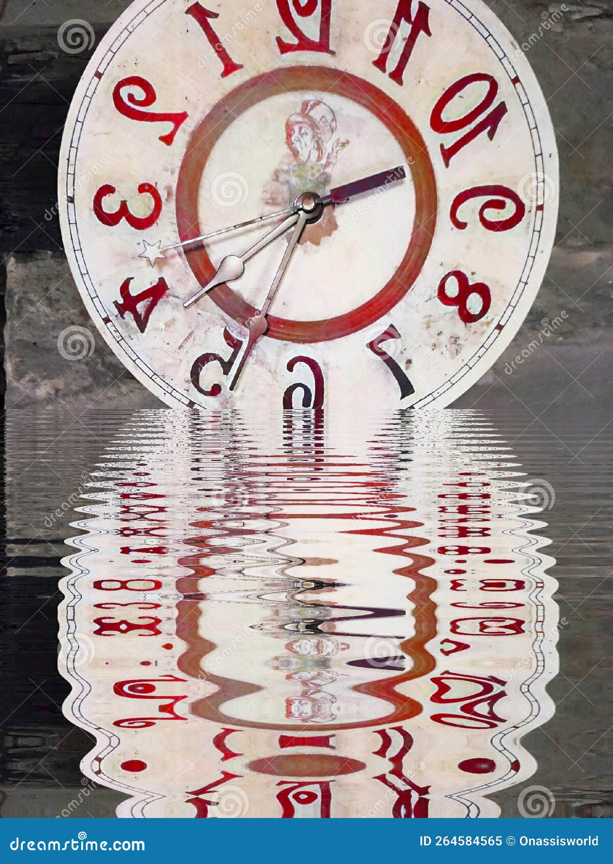 Time Travel. Fourth Dimension Abstract Background Stock Image - Image ...