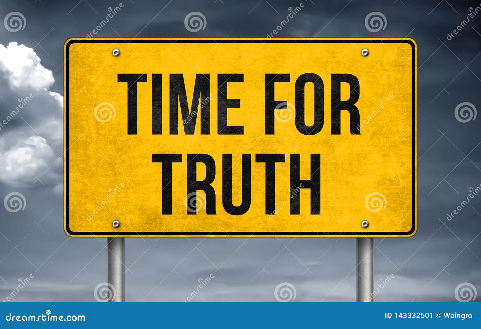 Time for Truth - Road Sign Concept Stock Image - Image of sign, choice ...